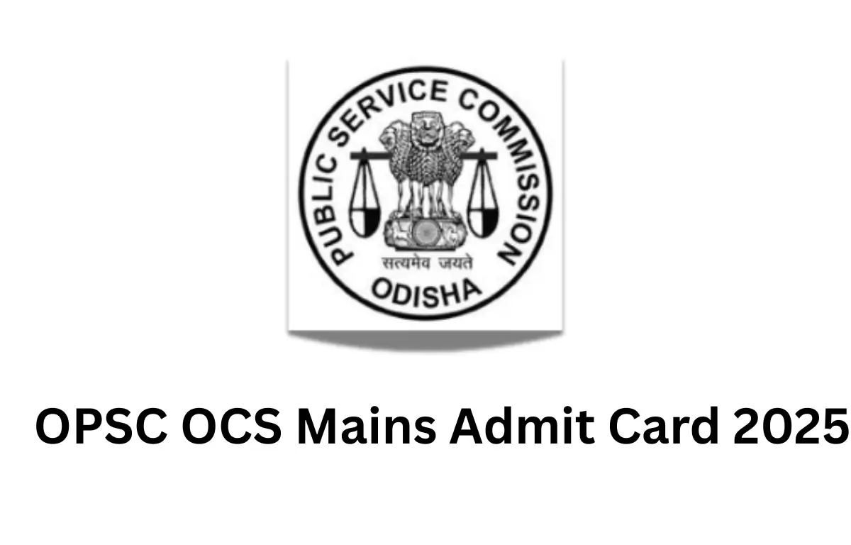 OPSC OCS Admit Card 2025 - AR Carrier Point