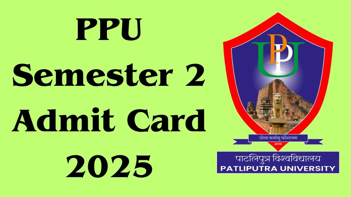 PPU 1st Semester Admit Card 2025 - AR Carrier Point