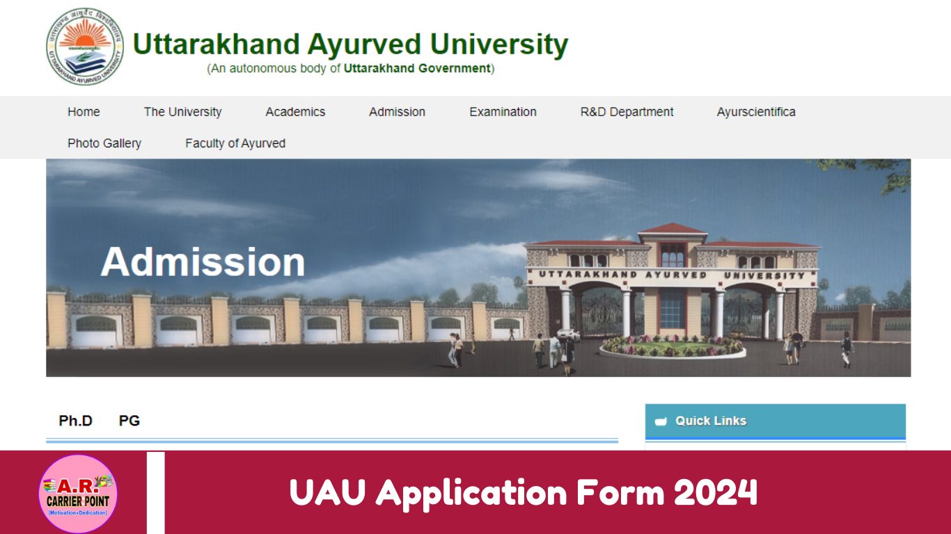 UAU Application Form 2024 - AR Carrier Point