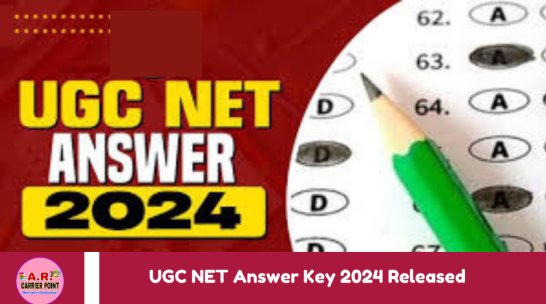 UGC NET Answer Key 2024 Released - AR Carrier Point