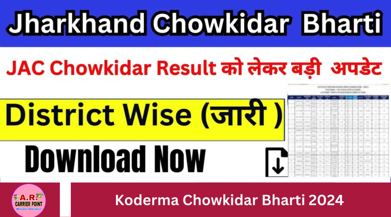 Koderma Chowkidar Bharti 2024 - AR Carrier Point