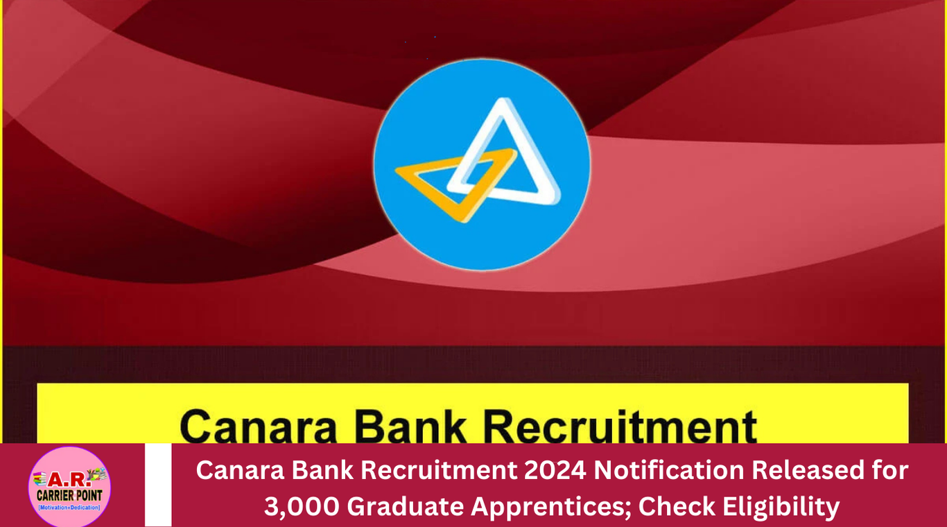 Canara Bank Recruitment 2024 - AR Carrier Point