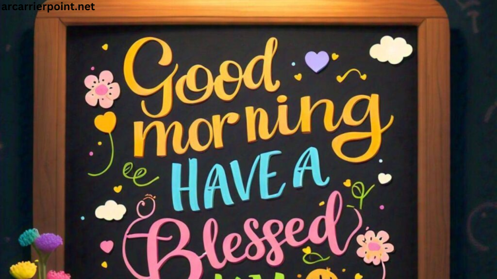 190+ Good Morning Have a Blessed Day - AR Carrier Point