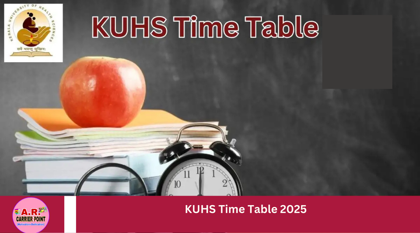 KUHS Time Table 2025 - AR Carrier Point
