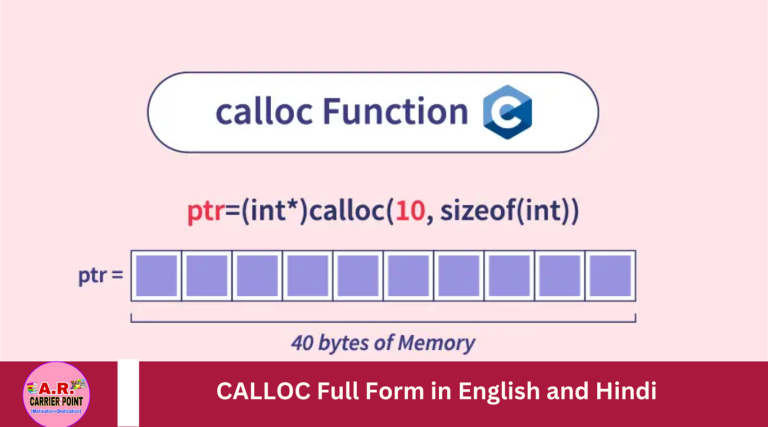CALLOC Full Form in English and Hindi - AR Carrier Point