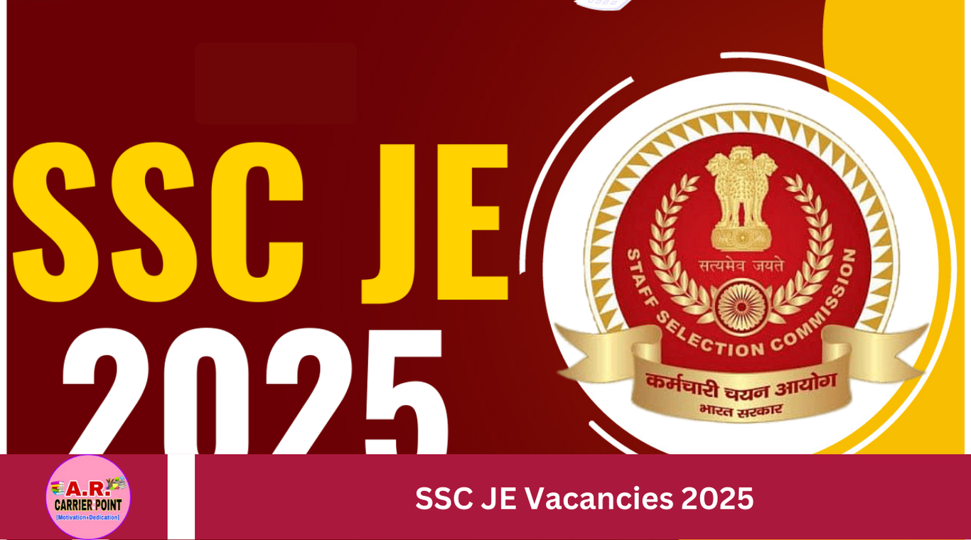 SSC JE Vacancies 2025 - AR Carrier Point