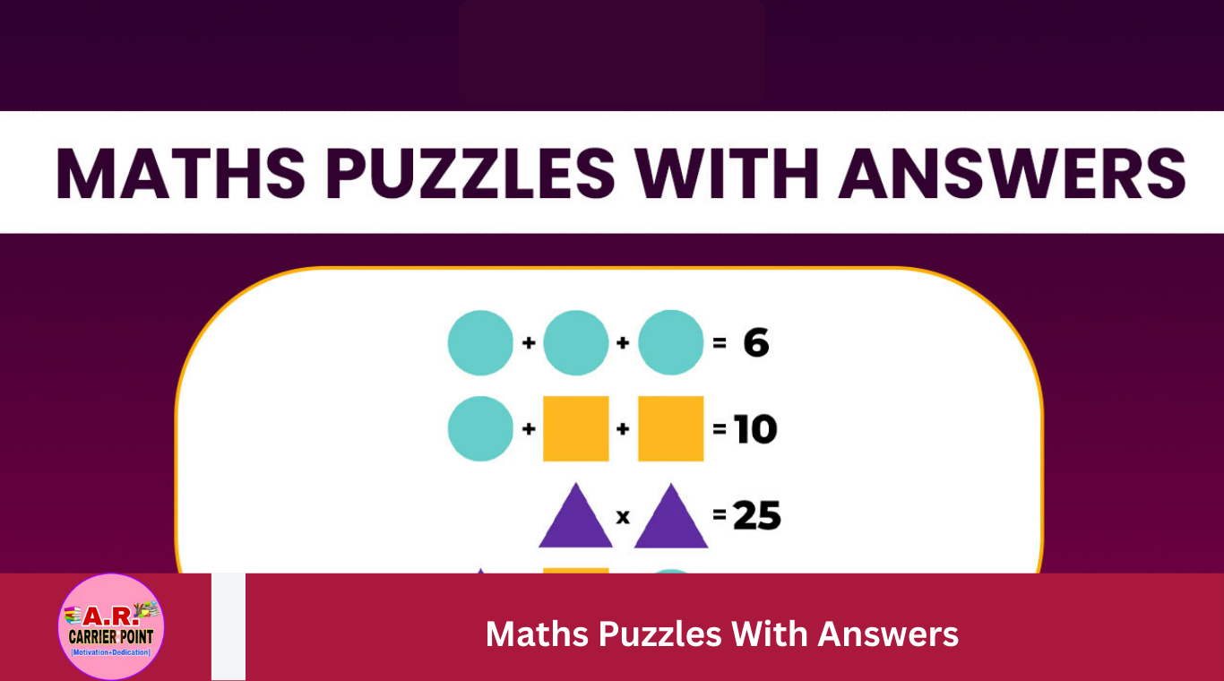 Maths Puzzles With Answers - AR Carrier Point