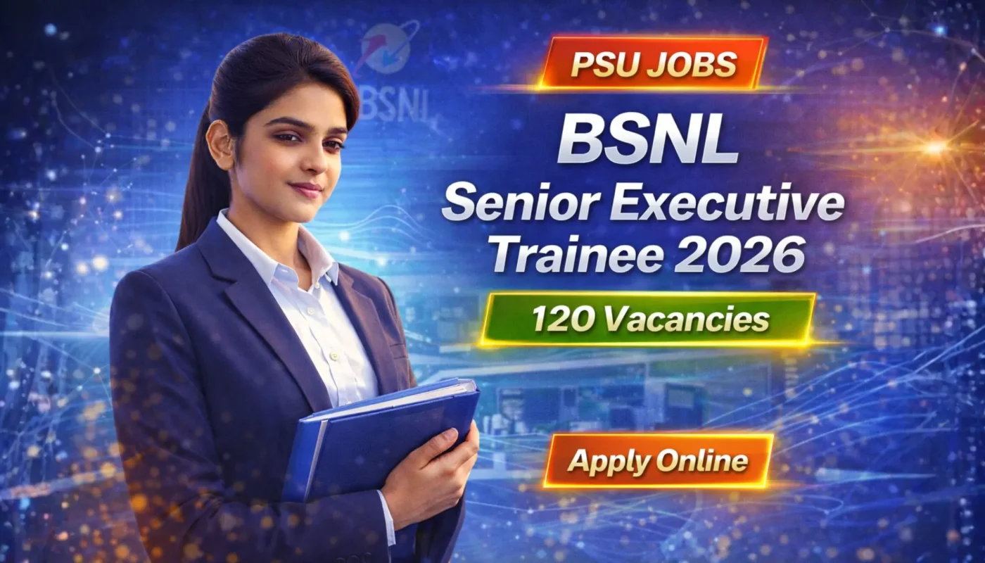 BSNL Senior Executive Trainee Recruitment 2026 - AR Carrier Point